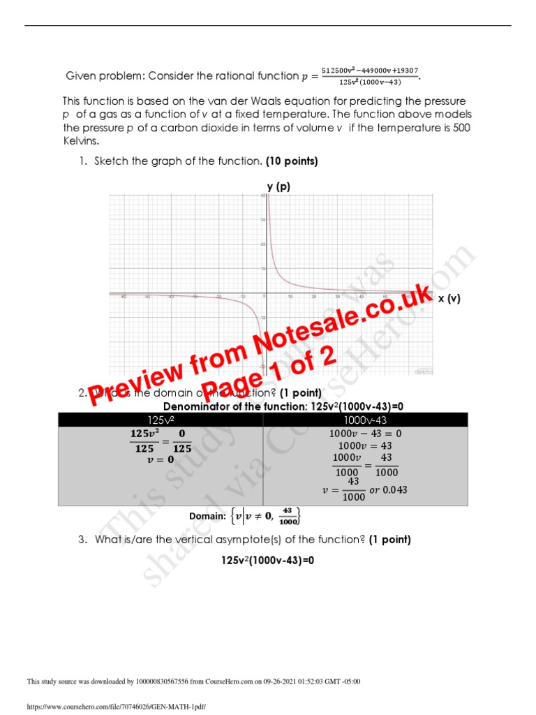 Gen Math 1 PDF | PDF | Physical Sciences | Physical Chemistry