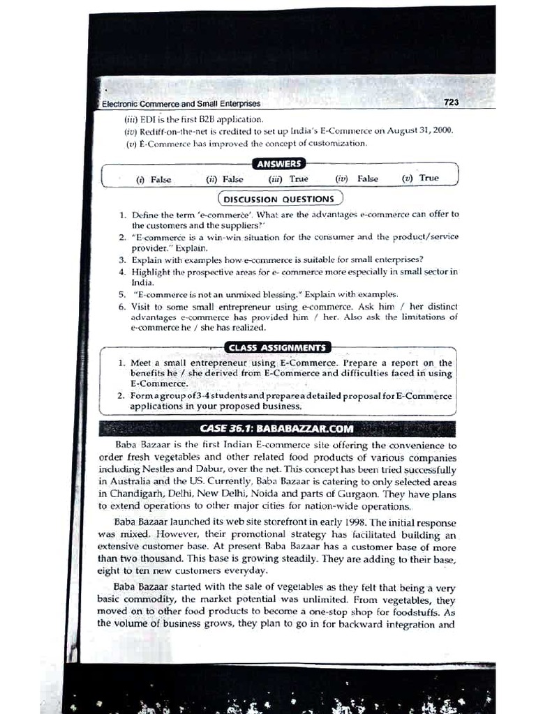 ITC and Baba Bazaar Case Study | PDF