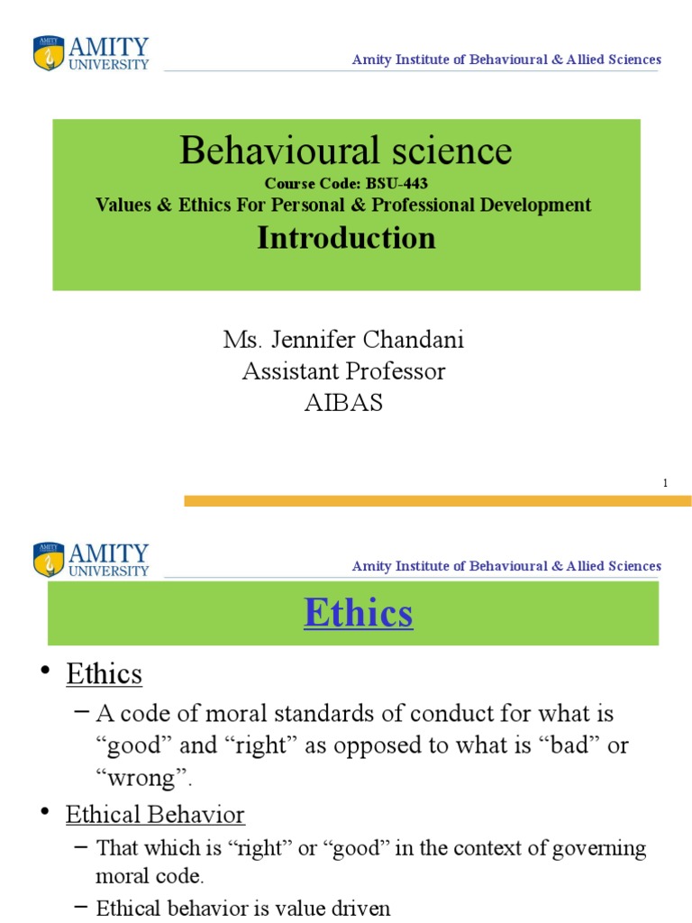 Values & Ethics in Personal Development | PDF | Morality | Behavior