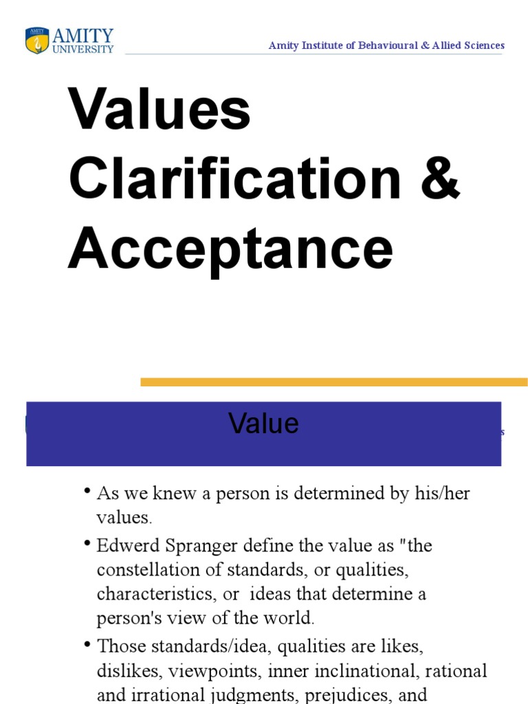 Module 2 and 5-Value Clarification | PDF | Courage | Attitude (Psychology)