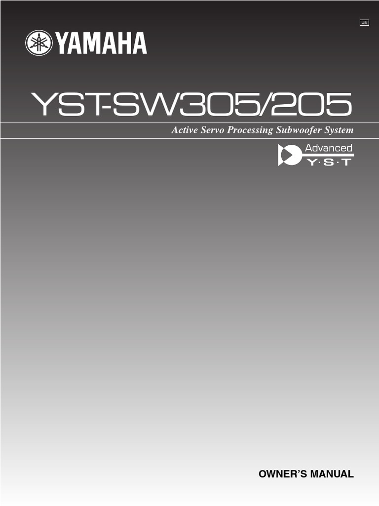 Yst SW305 | Download Free PDF | Loudspeaker | Ac Power Plugs And Sockets