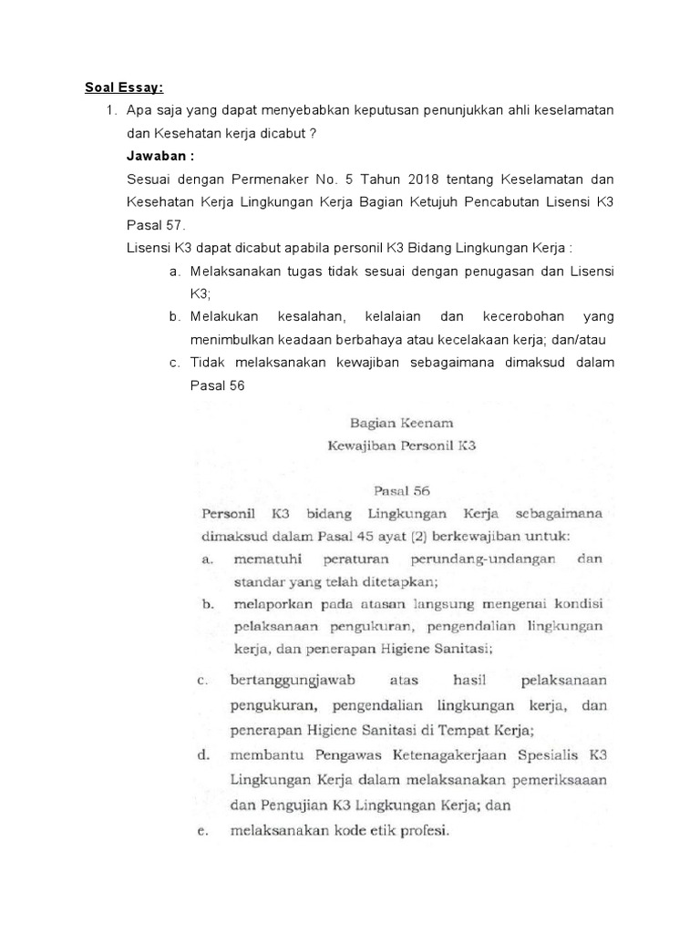 Soal PG & Essay Terbaru Fix Banget - Jawaban | PDF