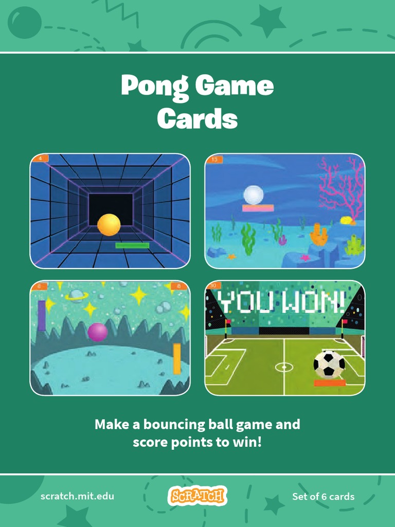 Pong Game Cards | PDF | Computing | Software