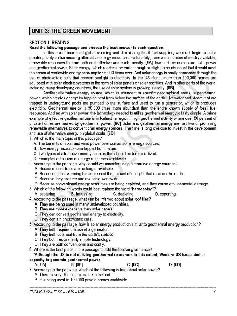 UNIT 3 - Paper | PDF