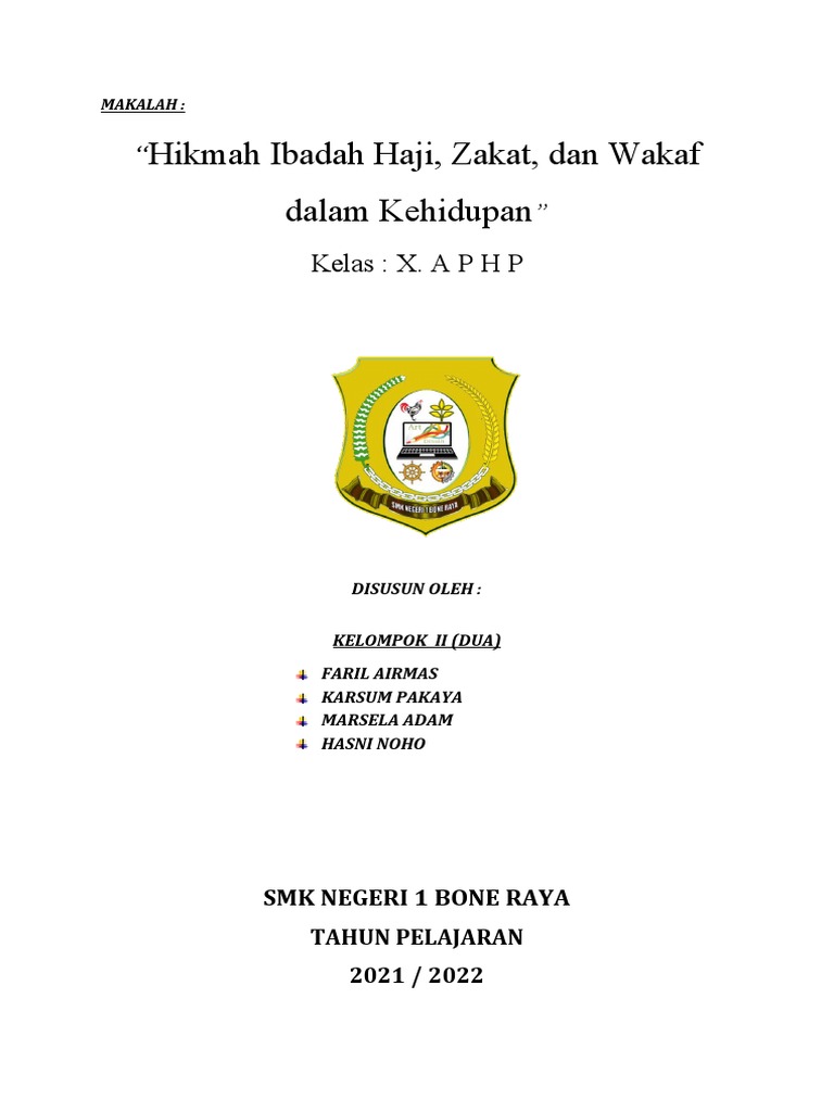 Cover Makalah SMK New | PDF