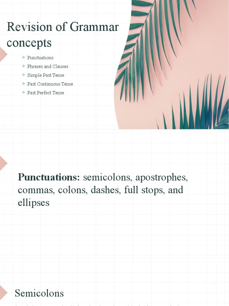 V2 - Grammar Presentation For Extra Class | PDF | Verb | Ellipsis
