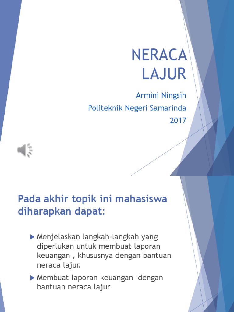 Contoh Neraca Lajur Perusahaan Jasa | PDF | Pengelolaan Keuangan & Uang