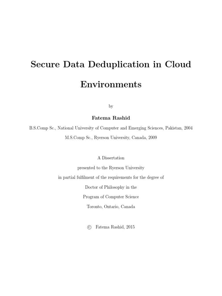 Rashid, Fatema | PDF | Data Compression | Cloud Computing