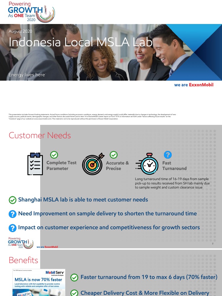 Optimizing MSLA Lab Turnaround Time | PDF | Motor Oil | Chemistry