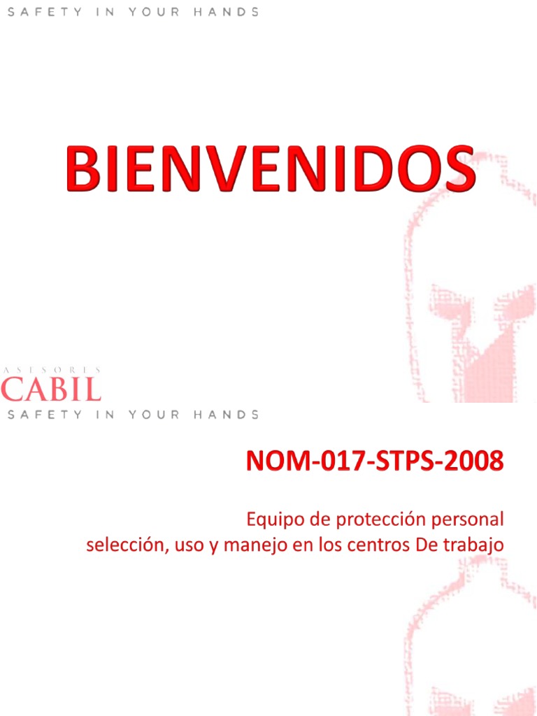Nom 17 STPS Cabil | Descargar gratis PDF | Ciencias de la Salud