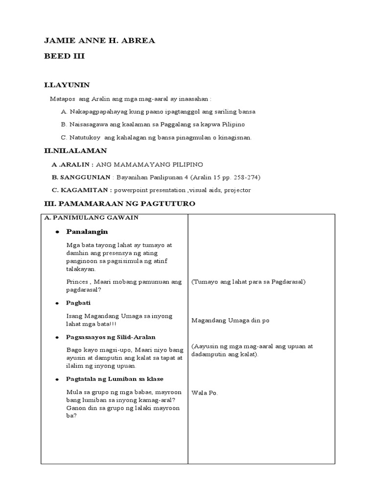 Ang Mamamayang Pilipino (DLP) | PDF