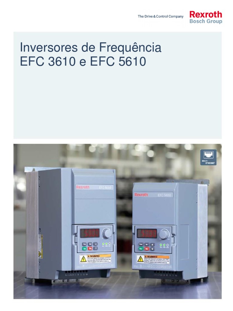 Inversores de Frequência EFC 3610 e 5610 | PDF | Motores | Entrada/Saída