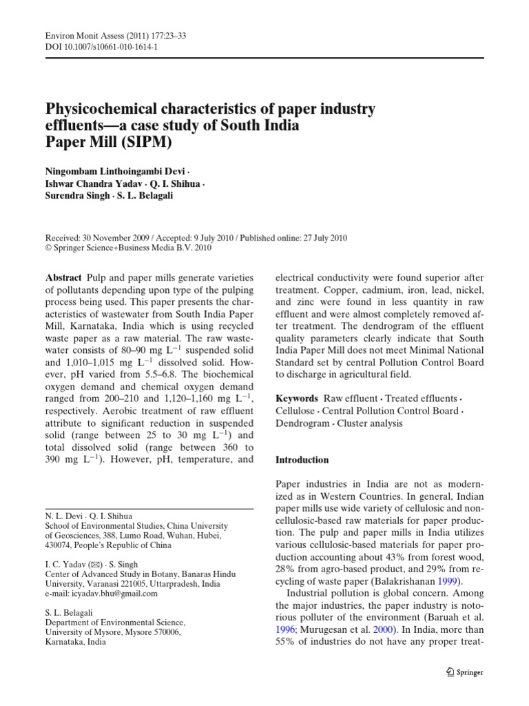 physicochemical-characteristics-of-paper-industry-effluents-a-case
