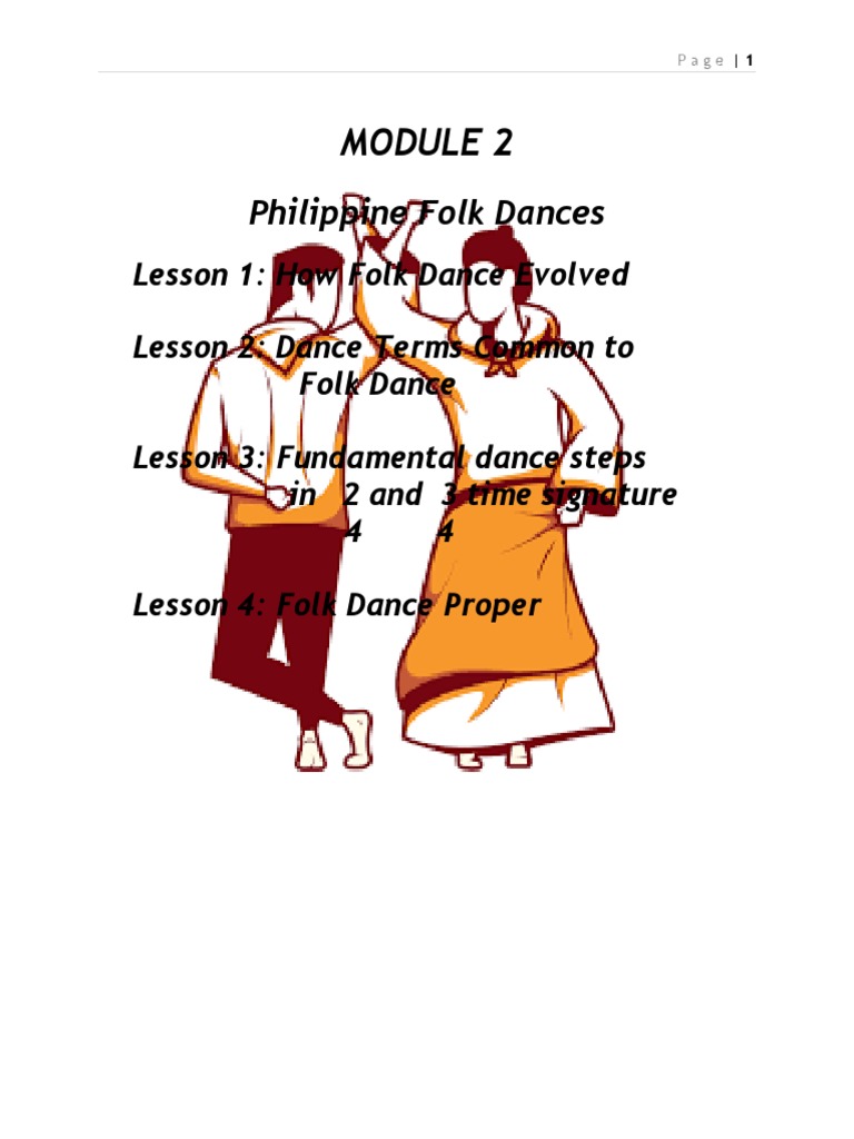 Module 2 Lesson 1-4 | PDF | Dances | Foot