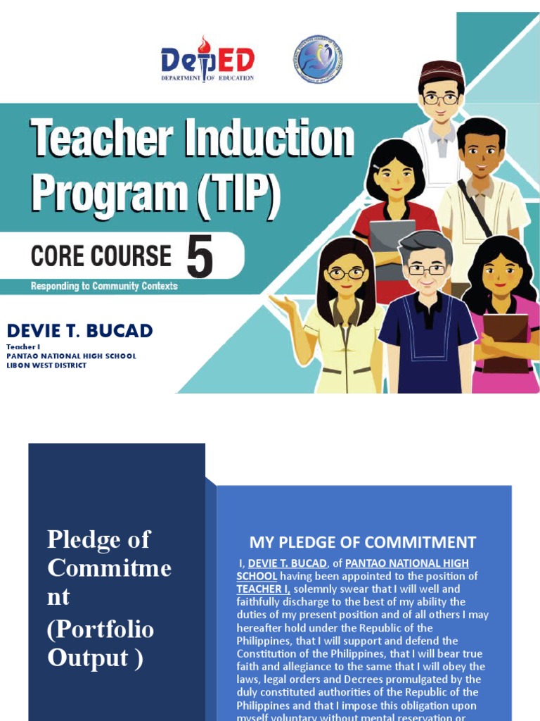 IPBT Portfolio Commitment by Devie Bucad | PDF
