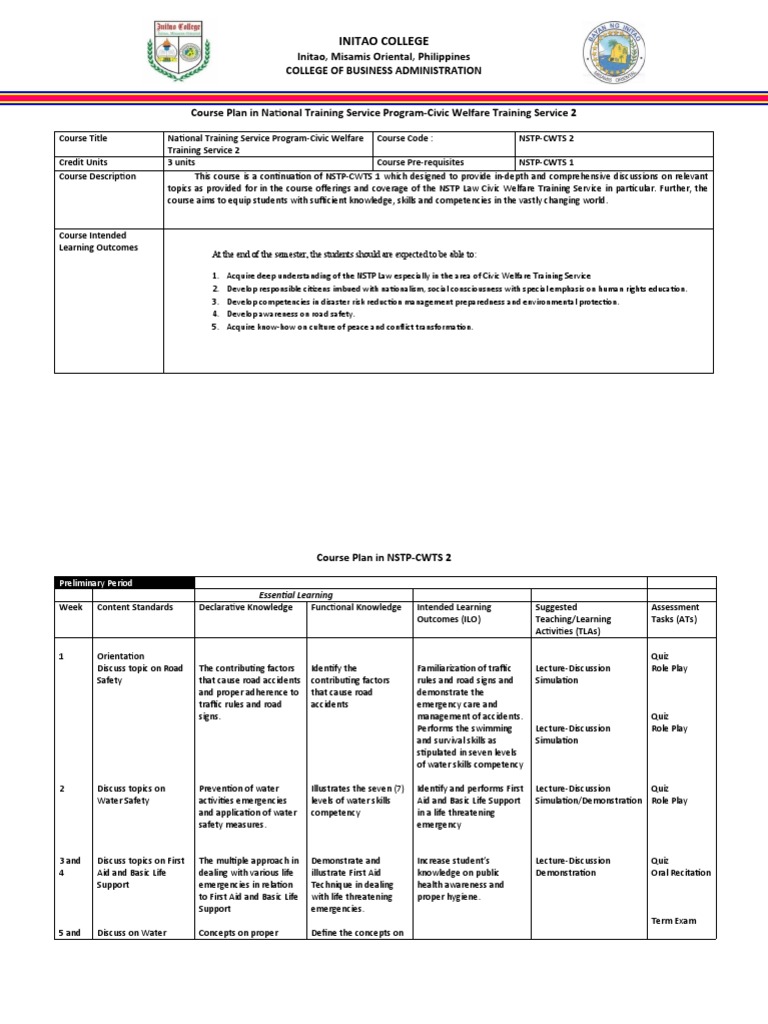 NSTP 2 | PDF | Sanitation | Learning