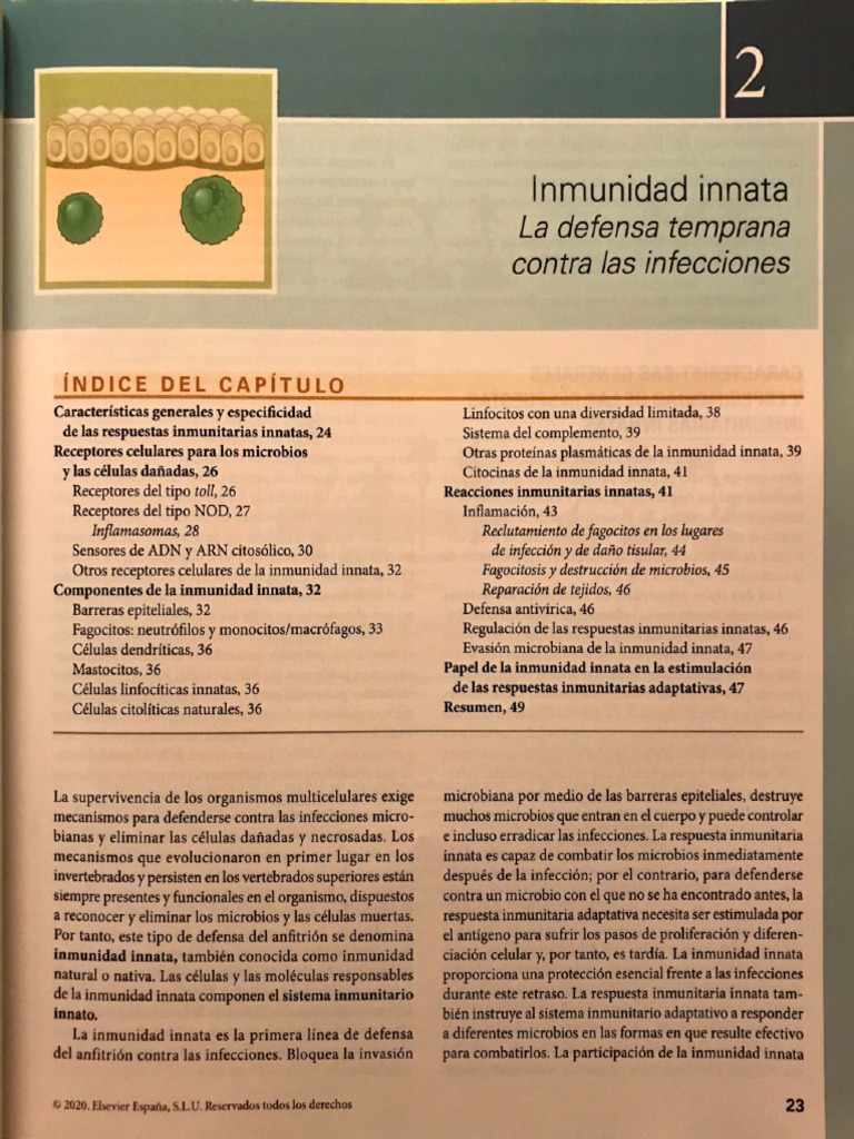 Capítulo 02 Inmunidad Innata Pdf