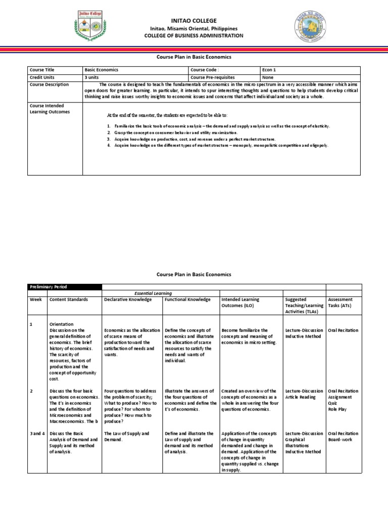 Basic Economics | PDF | Economics | Oligopoly