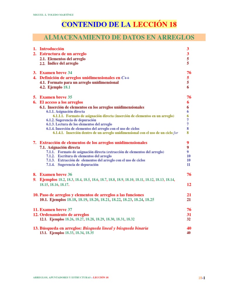 Almacenamiento de Datos en Arreglos | PDF | Estructura de datos | C