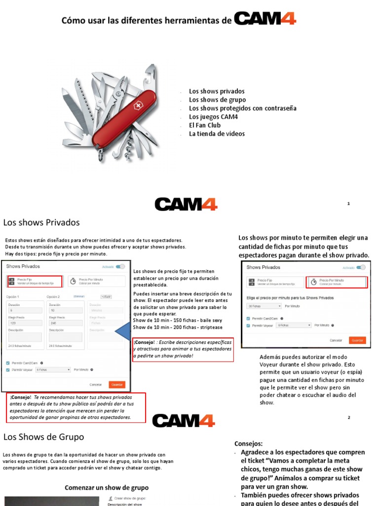 3 Usar Las Funciones de CAM4 | PDF | Chat en linea | Contraseña