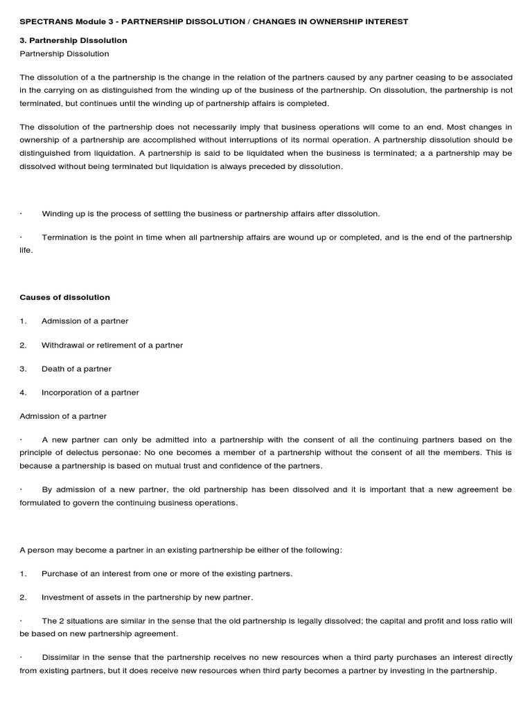 SPECTRANS Module 3-5 | PDF | Debits And Credits | Insolvency