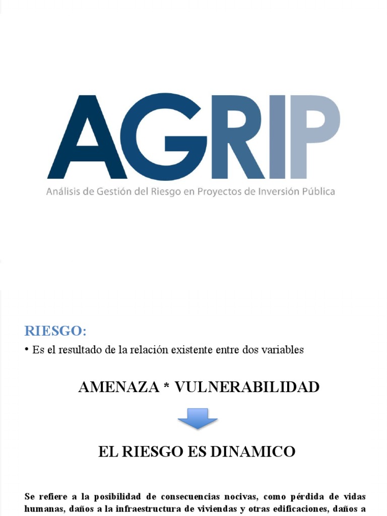 Agrip | PDF | Riesgo | Guatemala