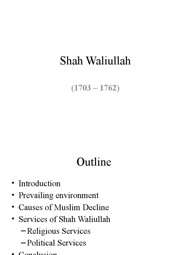 Shah Waliullah | PDF | Jihad | Hadith