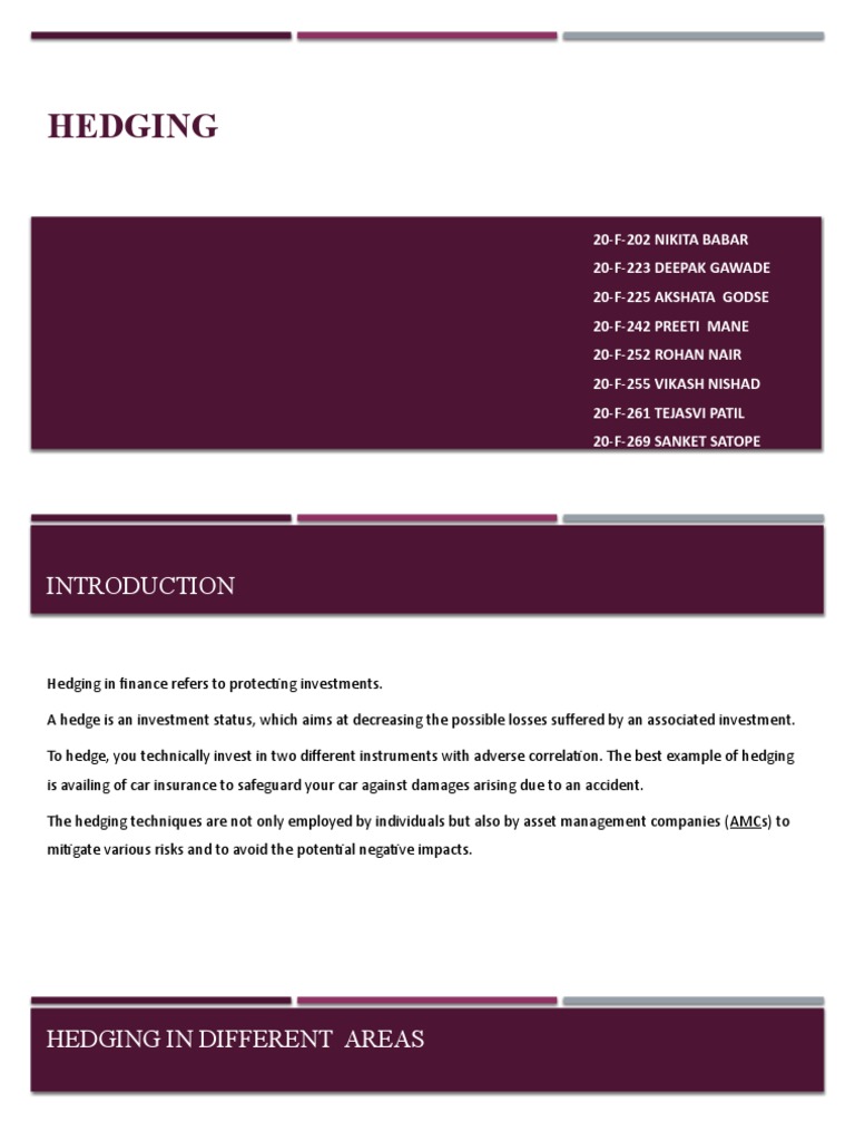Hedging-Structured Finance | PDF | Hedge (Finance) | Financial Risk