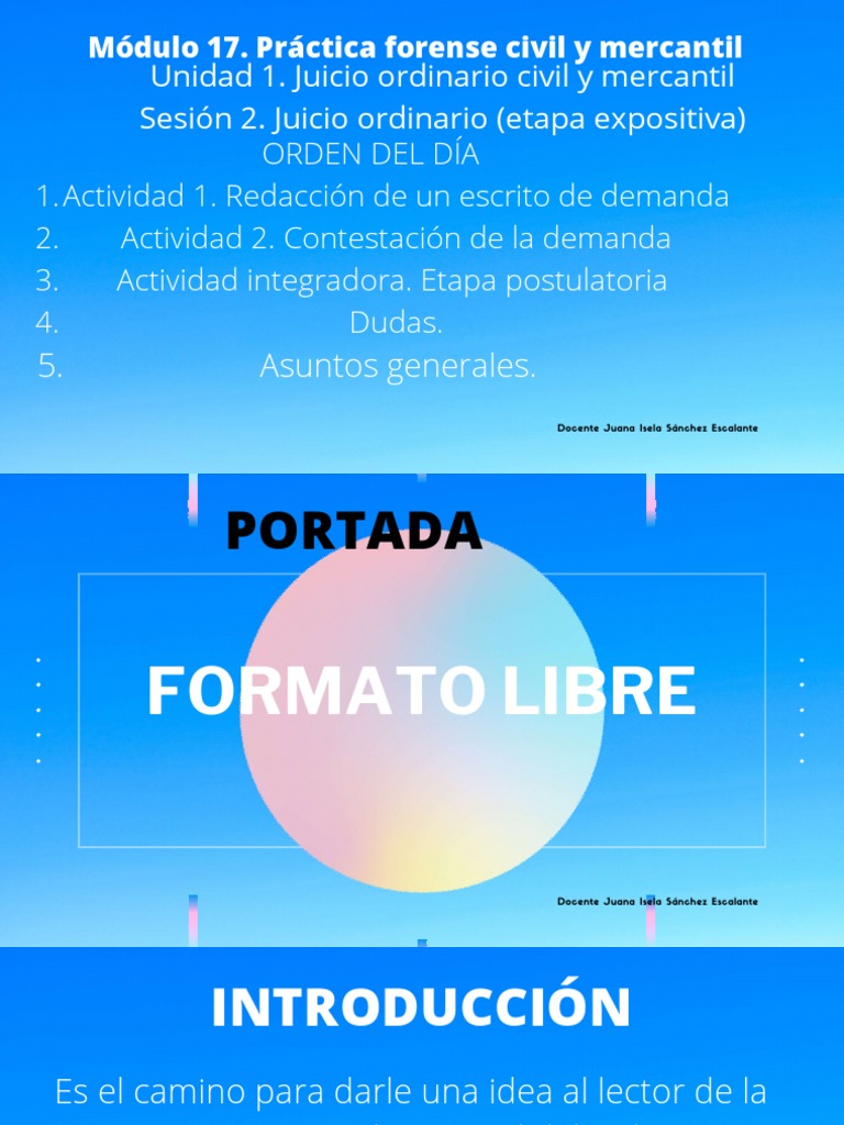 Material de Apoyo e Intrucciones Adicionales Sesión 2 - m17 ...