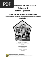 WORKSHEET: Pure Substances Vs - Mixtures | PDF | Mixture | Water