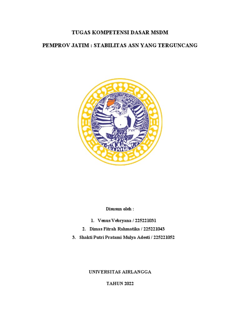 Tugas Kompetensi Dasar MSDM | PDF | Bisnis | Pengembangan Diri