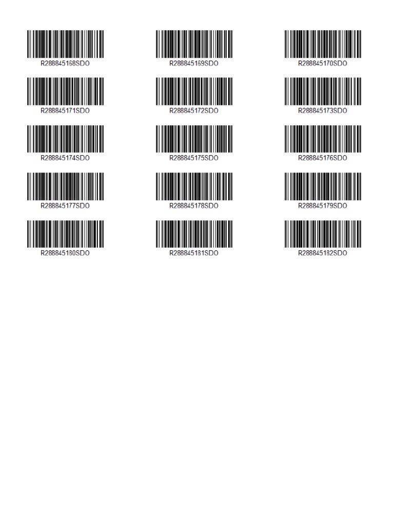 Barcodes | PDF