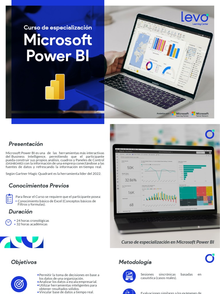 Brochure-Power BI - LLC | PDF | Inteligencia de negocios | Microsoft