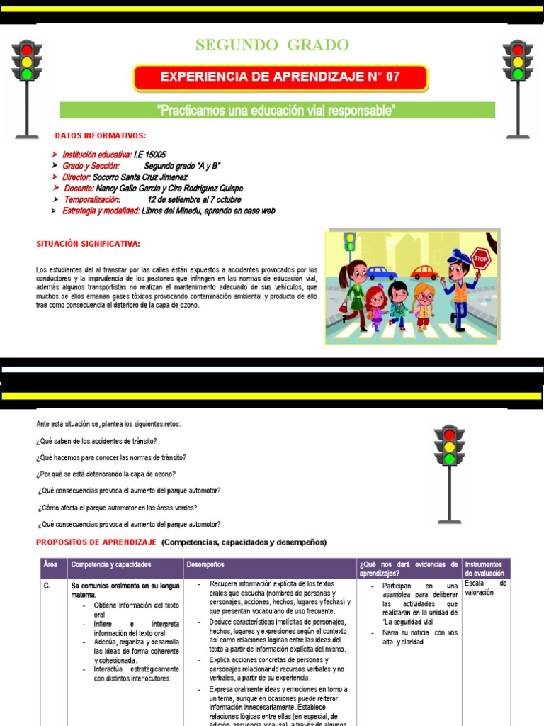 Experiencia de Aprendizaje 2° - Setiembre 2022 | PDF | Evaluación | Geometría