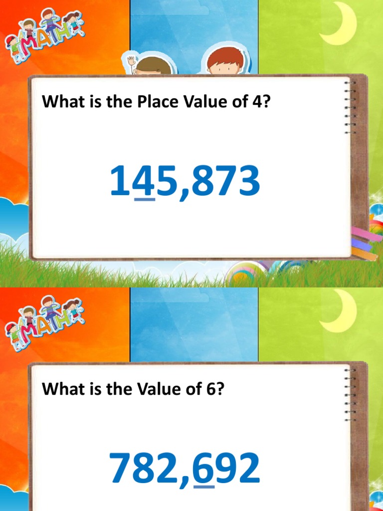 Understanding Place Value and Comparison | PDF | Mystery, Thriller ...