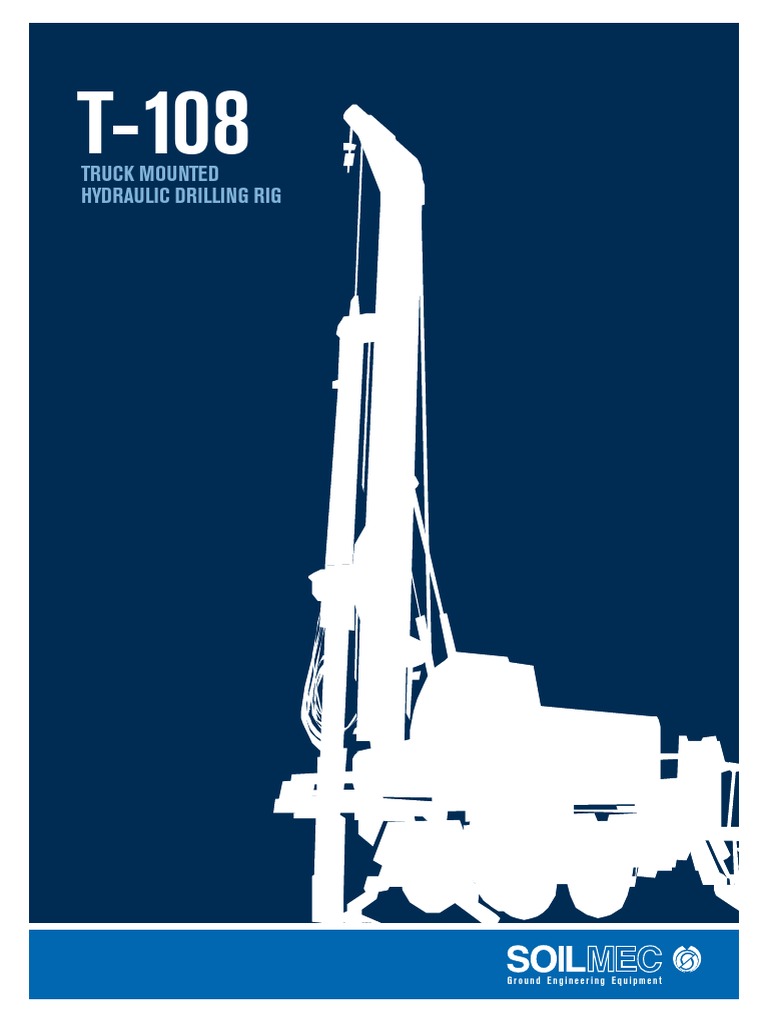 Soilmec T 108 Drill Rig | PDF | Crane (Machine) | Truck
