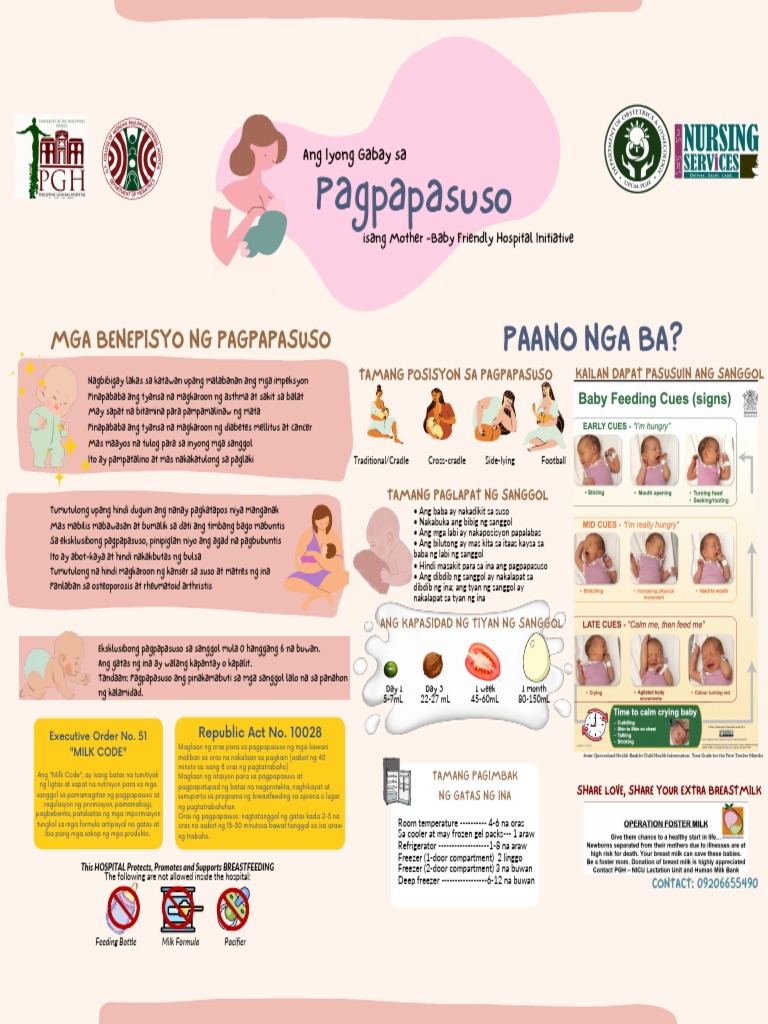Breastfeeding Guide - Filipino | PDF