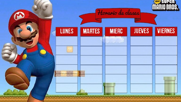 Súper Mario Bros HORARIO | PDF
