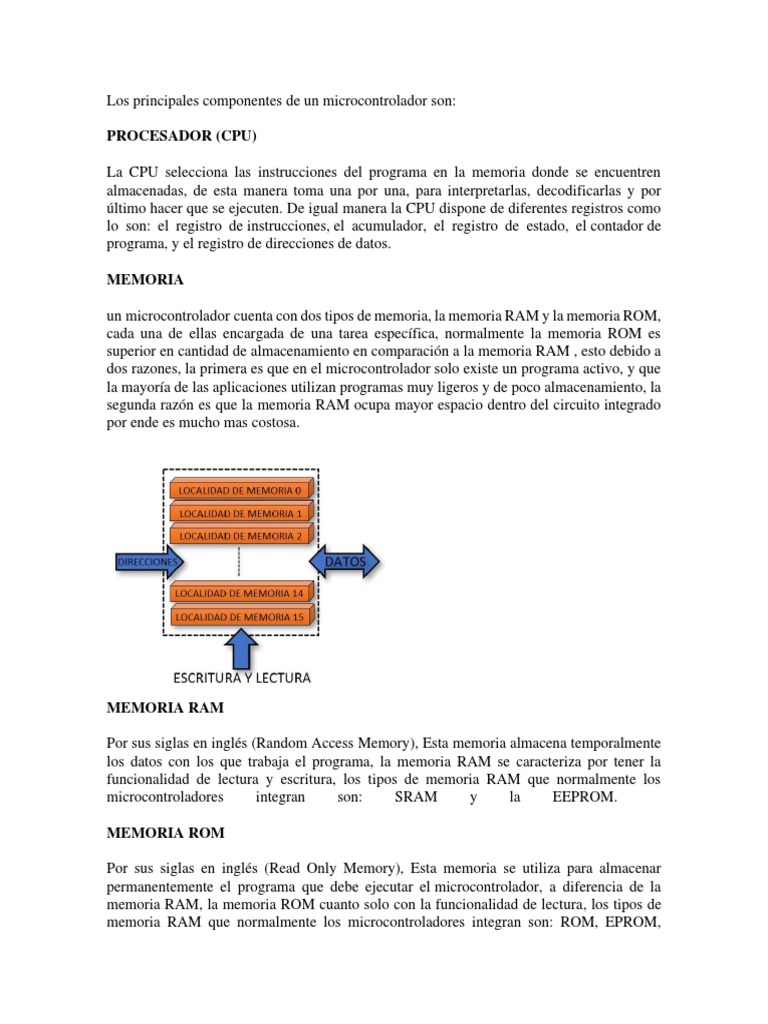 Componentes de Microprocesadores | Descargar gratis PDF ...