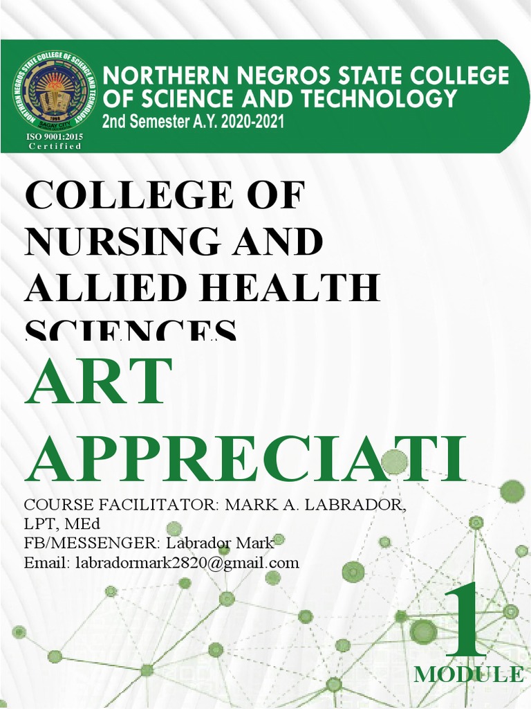 Module 1 Art Appreciation | Download Free PDF | The Arts | Shape