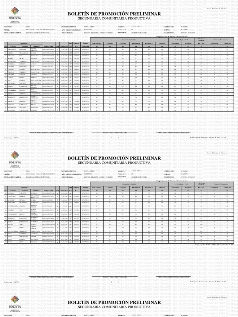 Segundo B 2022 | PDF