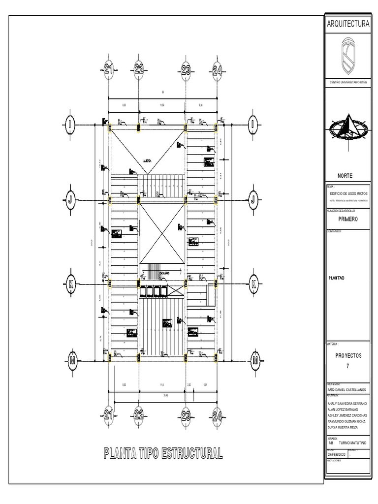 Plano Estructural Hotel-Layout4 | PDF