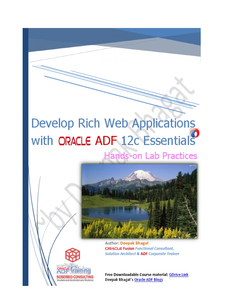 Oracle ADF Training Hands-On Lab Practices - Student | PDF | Databases | Service Oriented ...