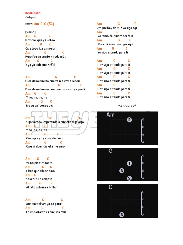 Colapso - Kevin Kaarl Ukulele | PDF