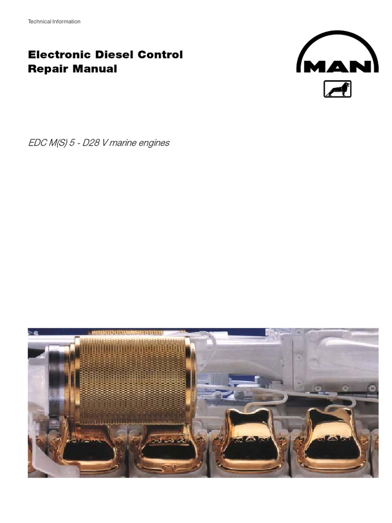 Electronic Diesel Control D2840 Man Marine Engines | PDF | Throttle ...