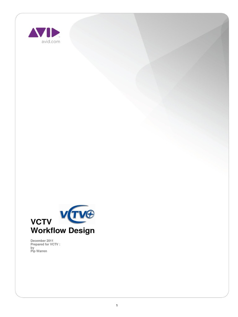 VCTV Workflow - December 2011 V1.2 | PDF | Computer File | Keyboard ...