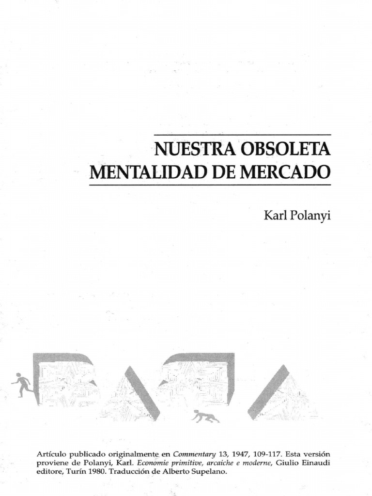 Nuestra Obsoleta Mentalidad de Mercado | PDF | Sociedad | Libertad