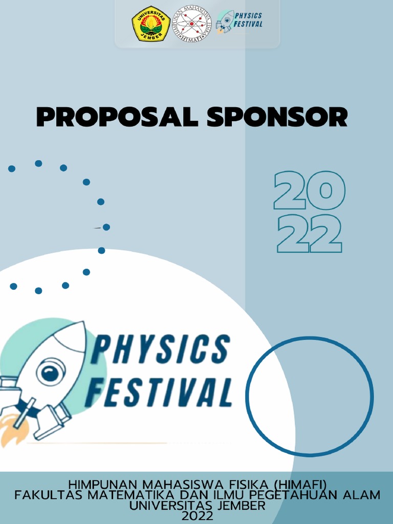 Proposal Sponsorship Physics Festival 2022 | PDF