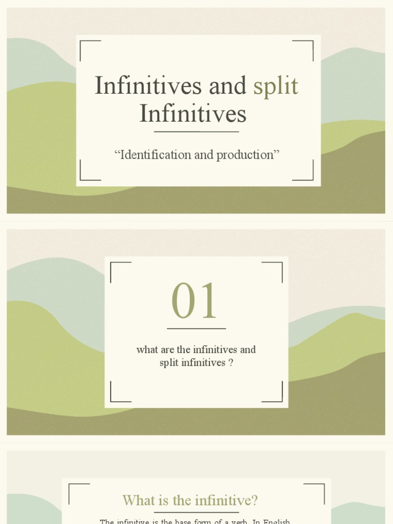 Infinitive Split Infiniteve | PDF | Language Arts & Discipline