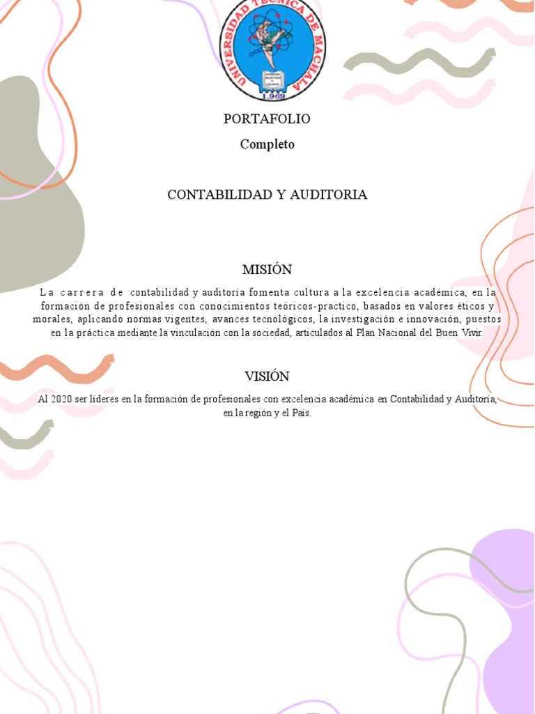 PORTAFOLIO DE CONTABILIDAD III Ing. Ronald Ramon | PDF | normas ...